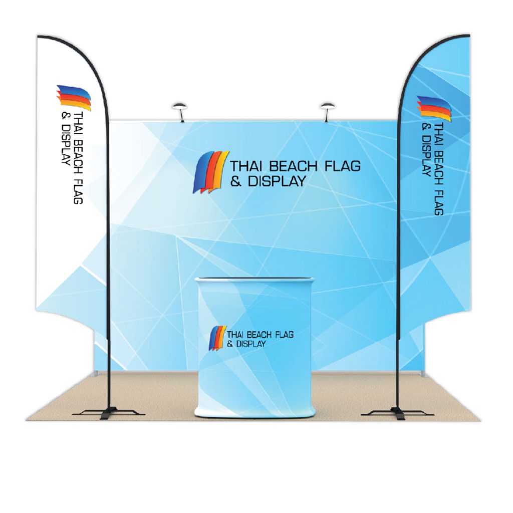 Fabric Booth Set 04 (3x3) - Thai Beach Flag